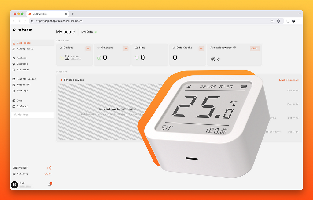 Chirp Revolutionizing IoT Device Management | DePIN Hub