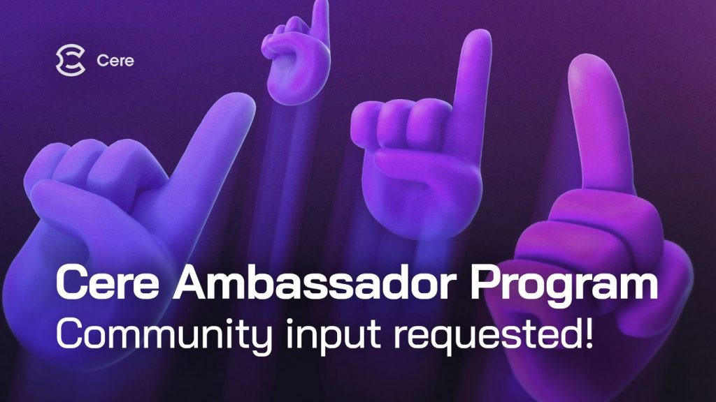 Cere Network Launches Official Ambassador Program | DePIN Hub