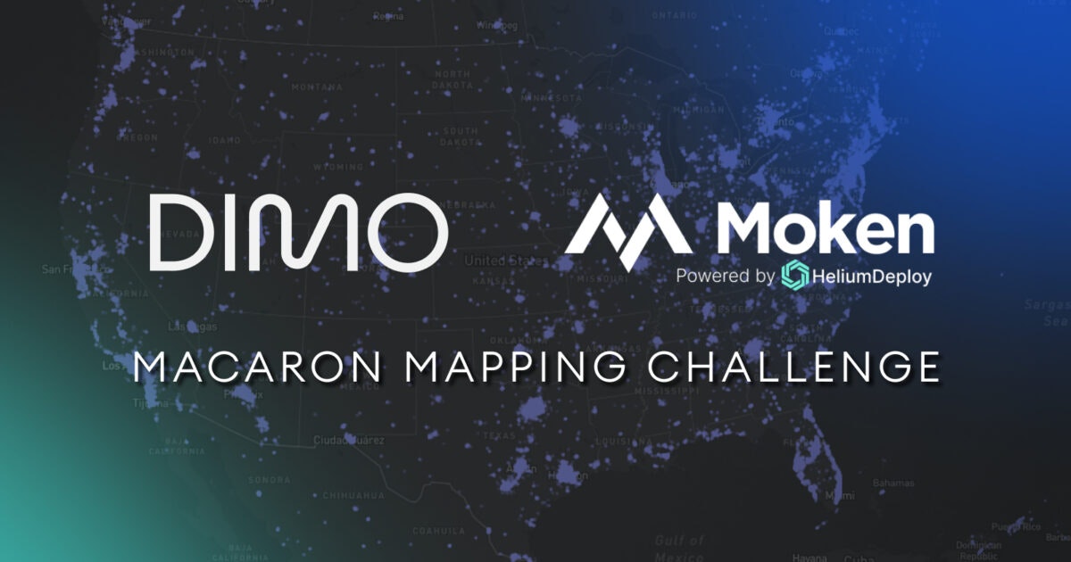 DIMO Announces Helium IoT Mapping Challenge | DePIN Hub