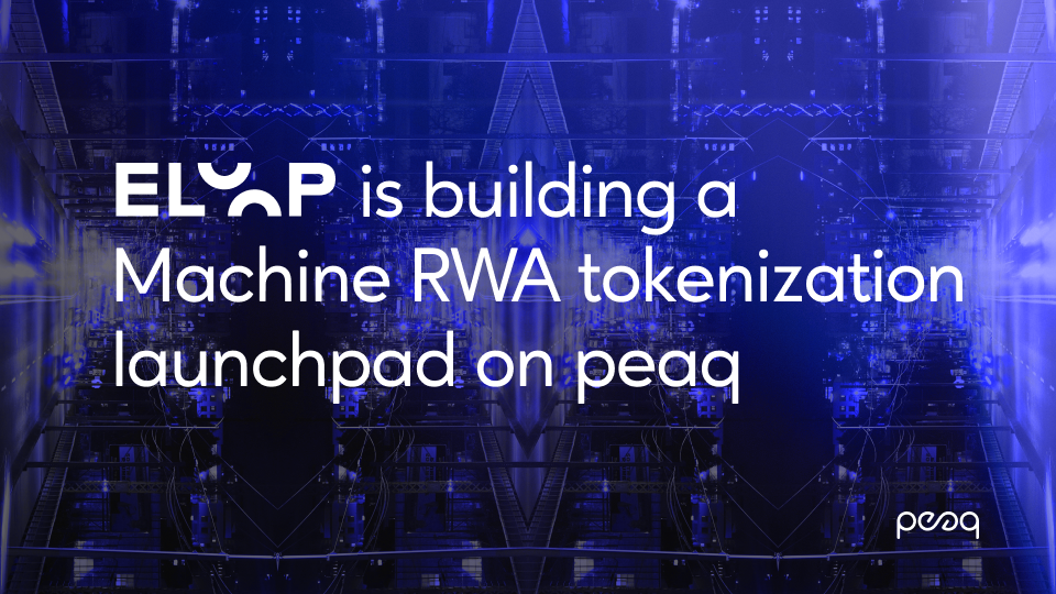ELOOP Launches Groundbreaking Tokenization Platform on peaq | DePIN Hub