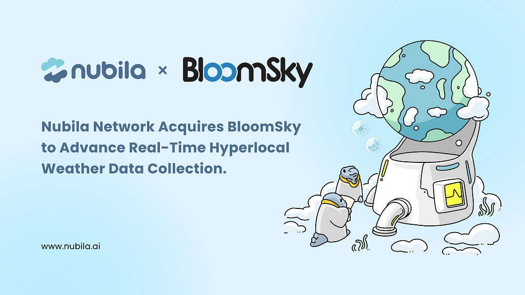 Nubila Network Acquires BloomSky for Revolutionary ESG Data Solutions | DePIN Hub