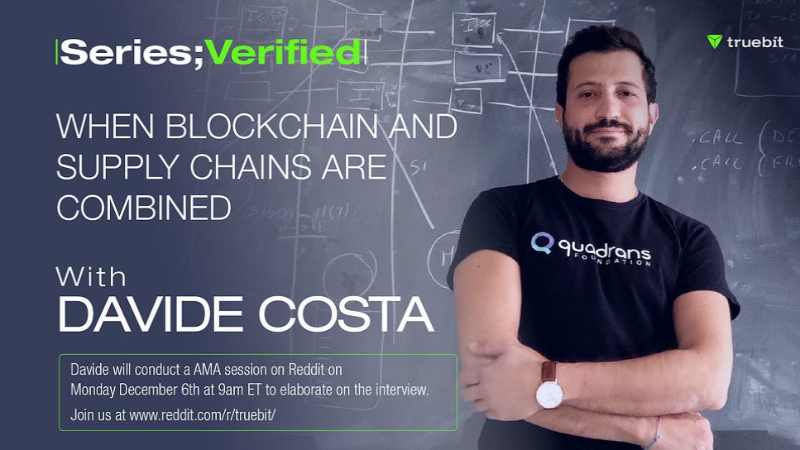 Truebit: Bringing Blockchain to the Supply Chain - An Interview with Davide Costa | DePIN Hub