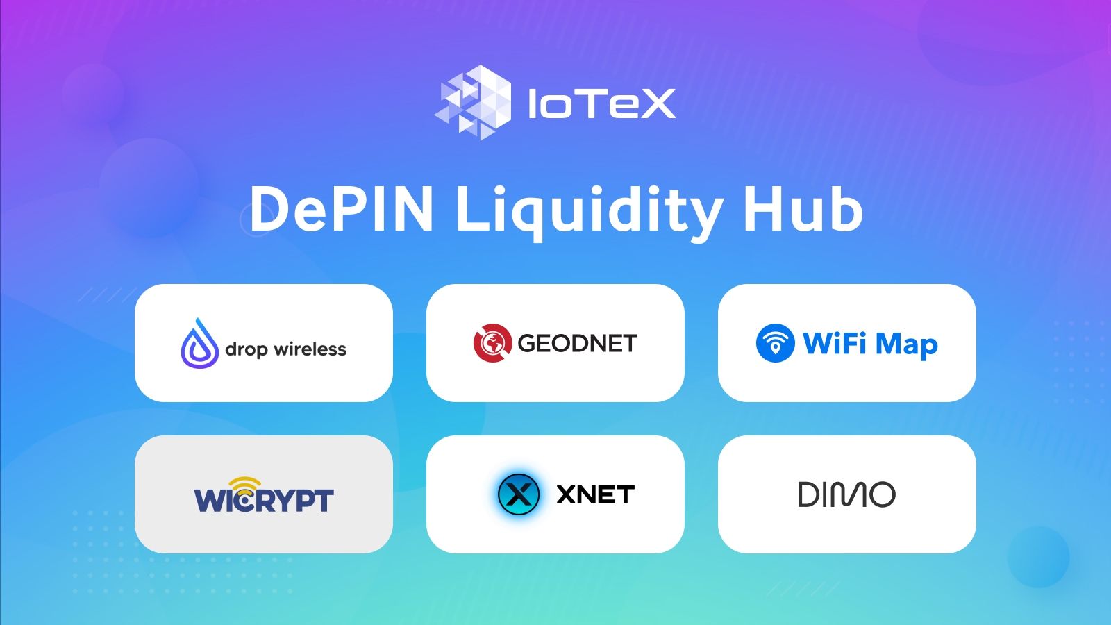 IoTeX Launches DePIN Liquidity Hub to Boost Token Liquidity for Emerging Projects | DePIN Hub