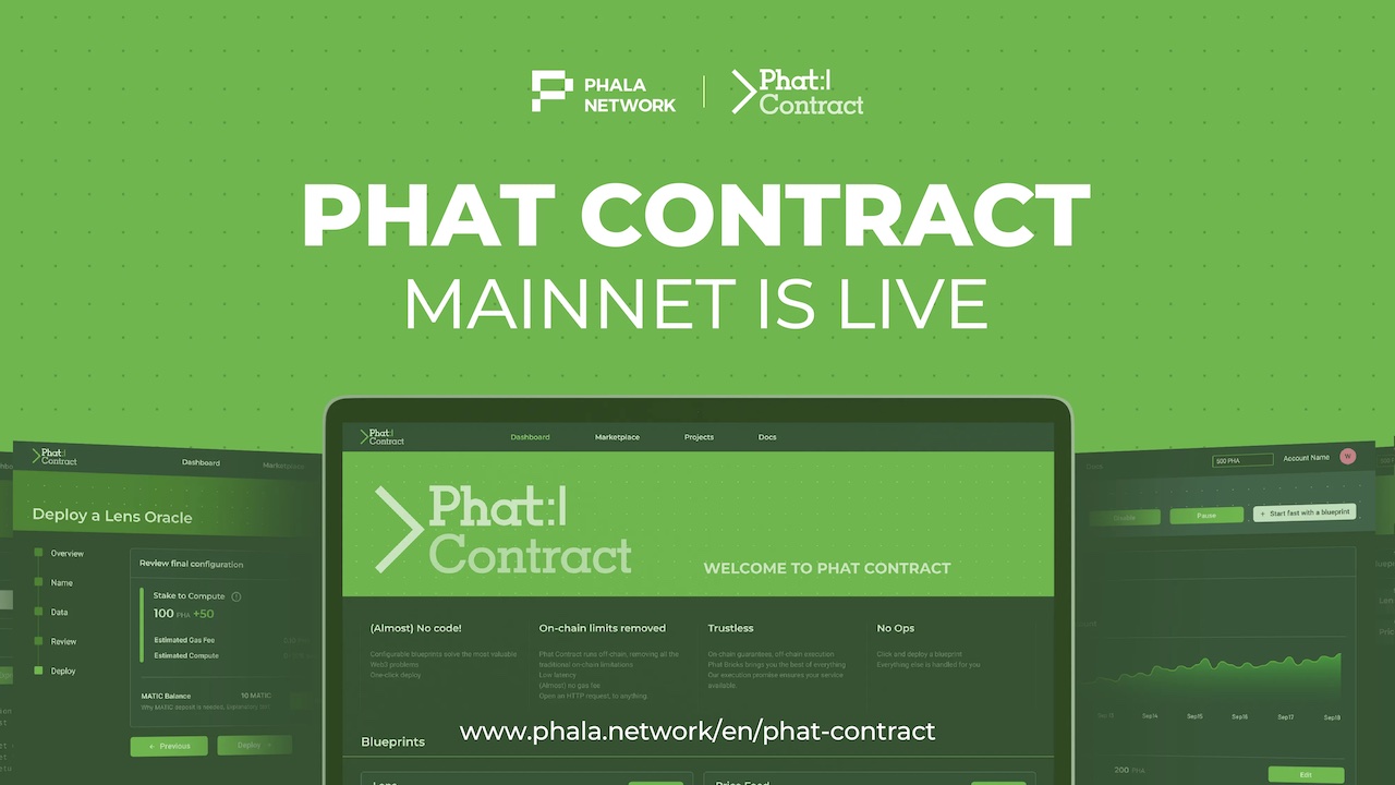 Phala Network Launches Phat Contract, Enabling Trustless Off-Chain Computation for Web3 ...