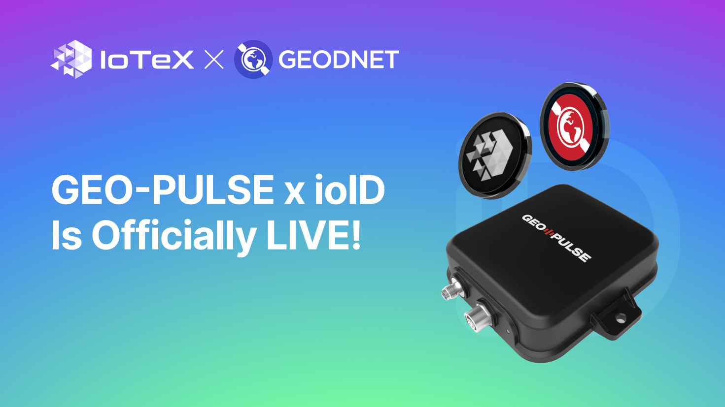IoTeX and GEODNET Collaborate on Verifiable DePIN Device | DePIN Hub